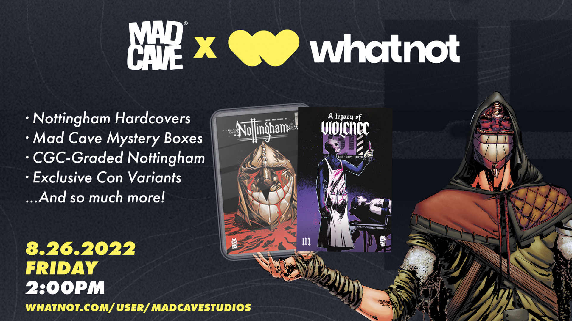 Live On Whatnot x Mad Cave Studios - Mad Cave Studios Live On Whatnot x Mad Cave Studios - Mad Cave Studios