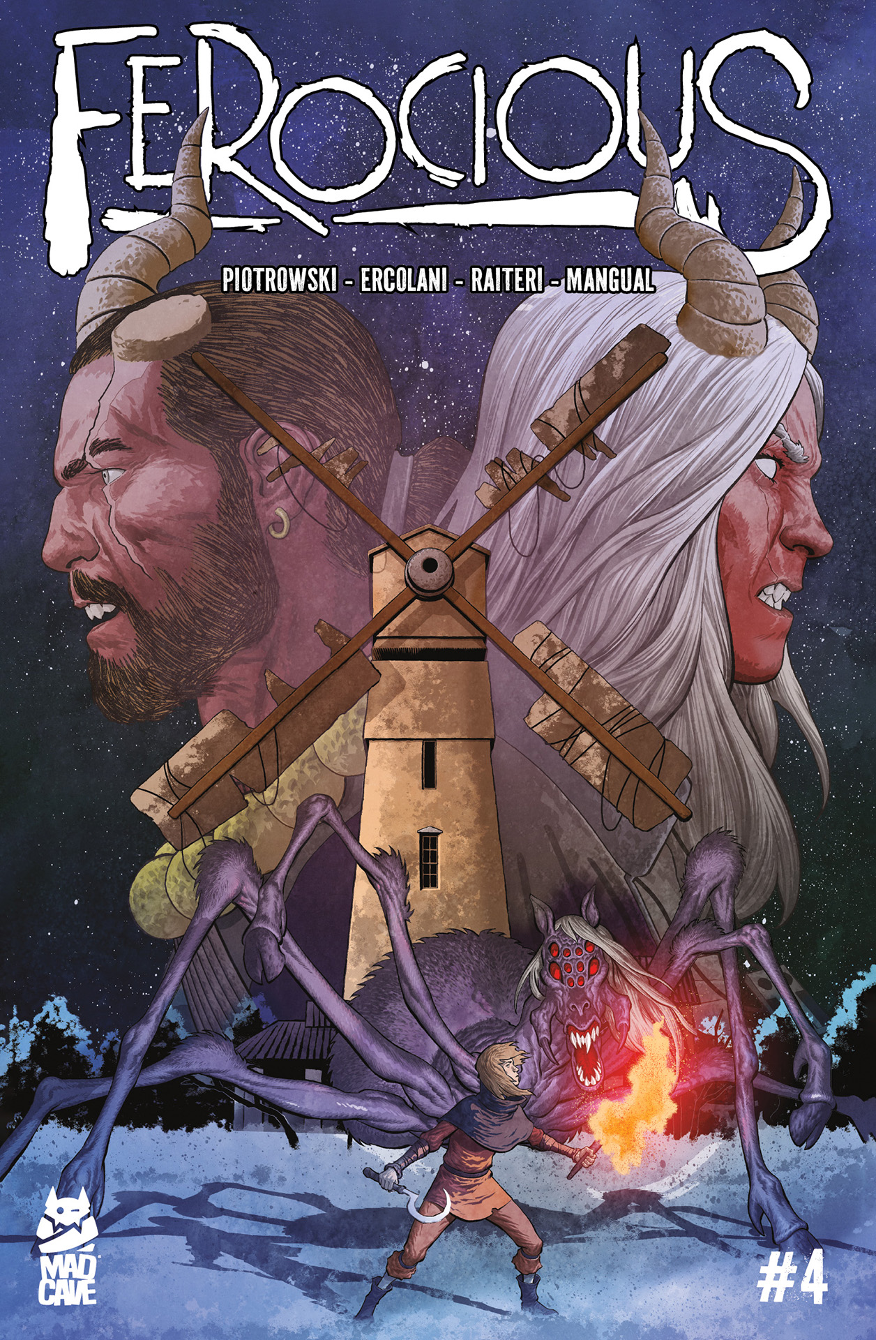 Ferocious - Issue 4 Pre-Order - Mad Cave Studios